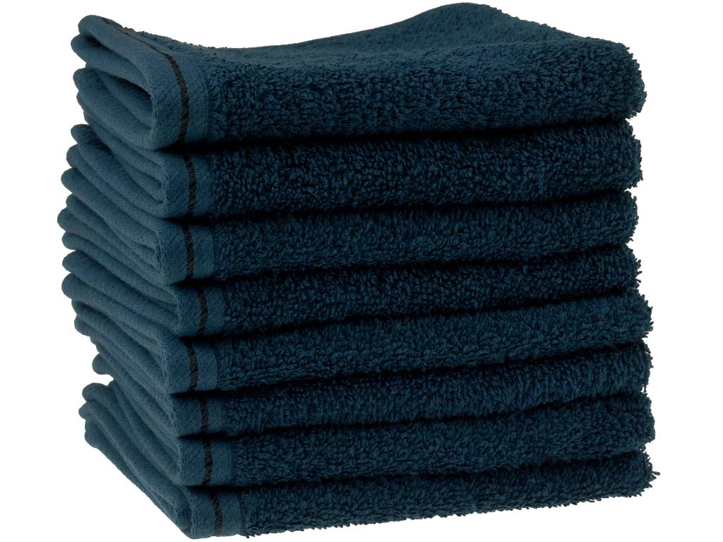 Waslap / Gastendoek Nachtblauw 30x30 cm - Neweco B.V.