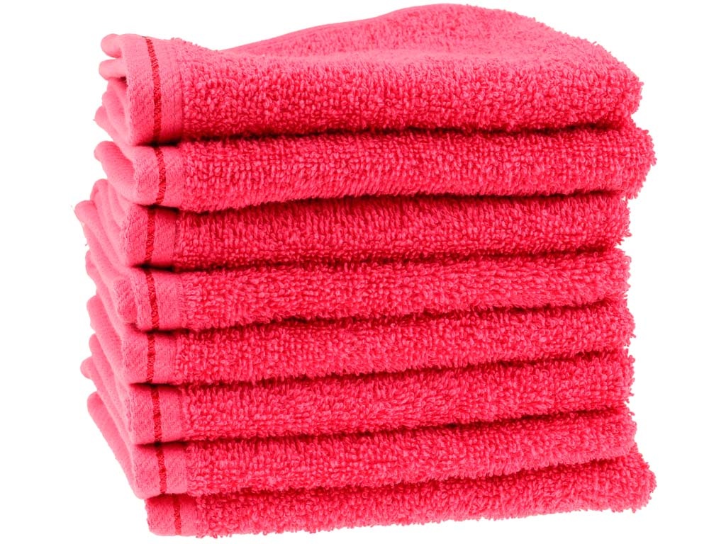 Waslap / Gastendoek Framboos 30x30 cm - Neweco B.V.