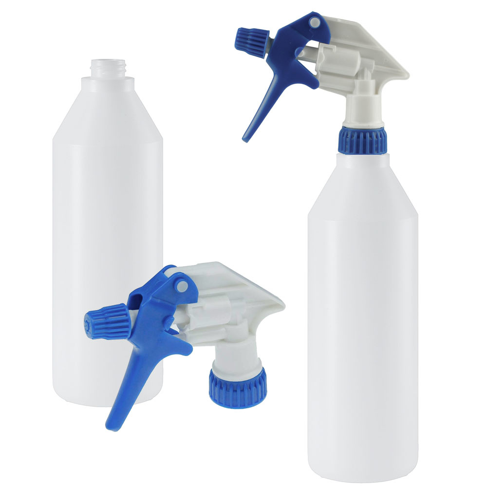 Sprayflacon xl 1000ml met blauwe spray- trigger - Neweco B.V.