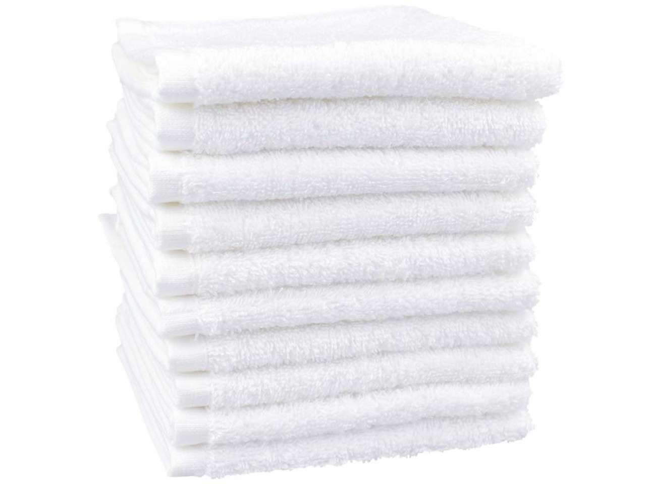 Waslap / Washandje 30x30 cm wit - Neweco.nl