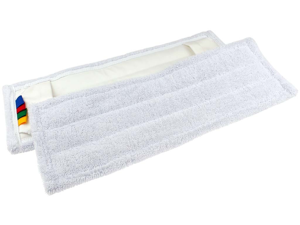 Microvezel vlakmop Desinfect-pro 40 cm met pockets - Neweco B.V.