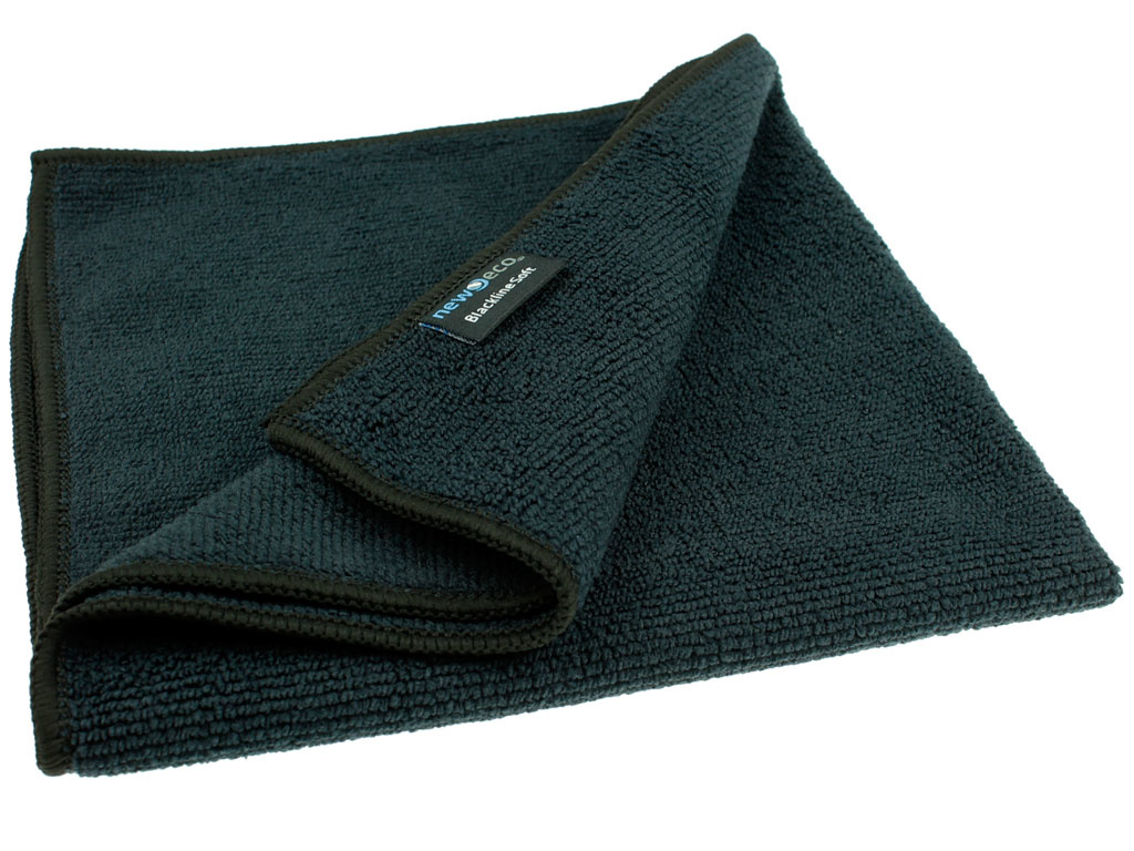 Microvezeldoek soft zwart 40x40 cm - Neweco B.V.