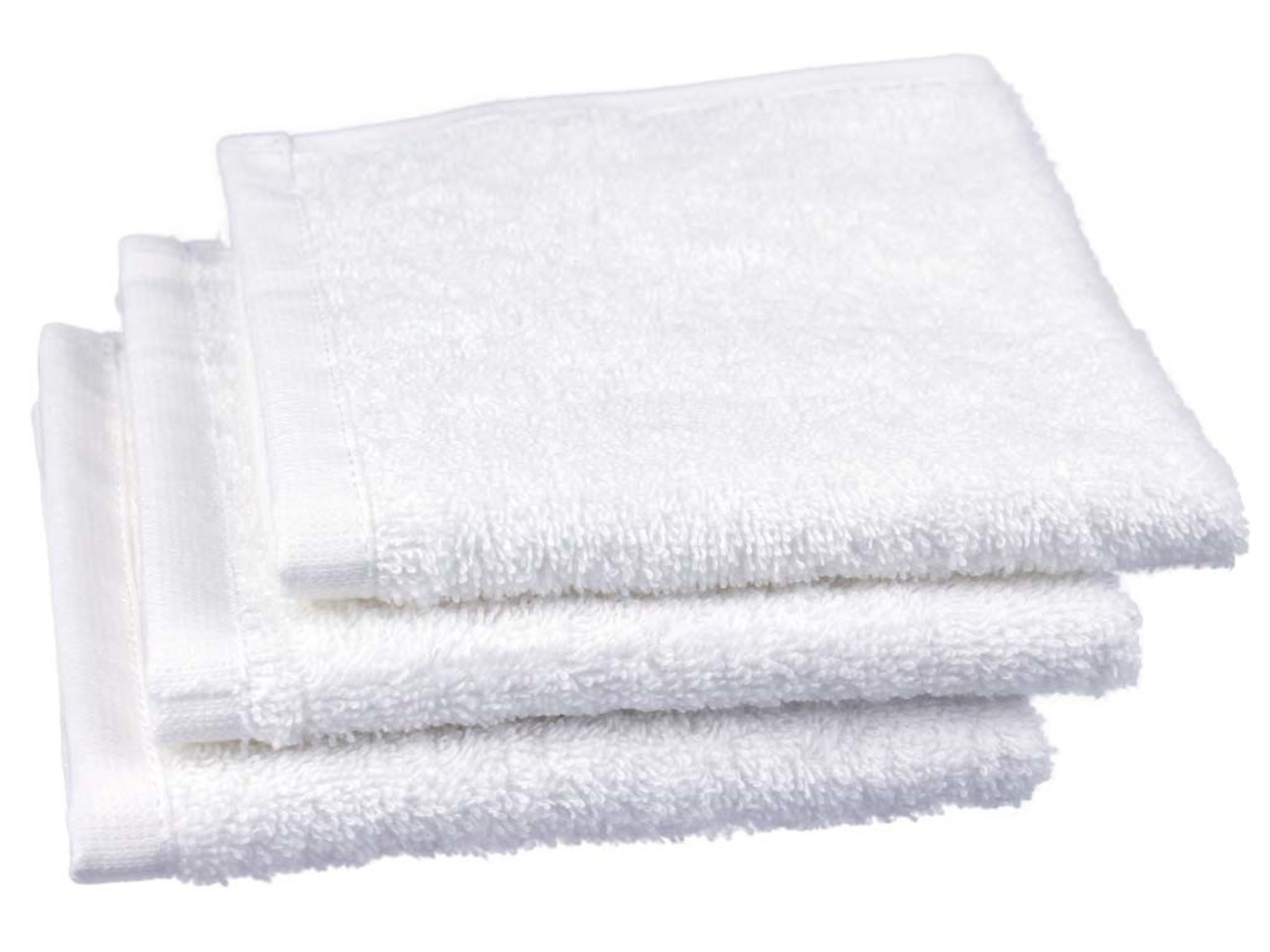 Waslap / Washandje 30x30 cm wit - Neweco.nl