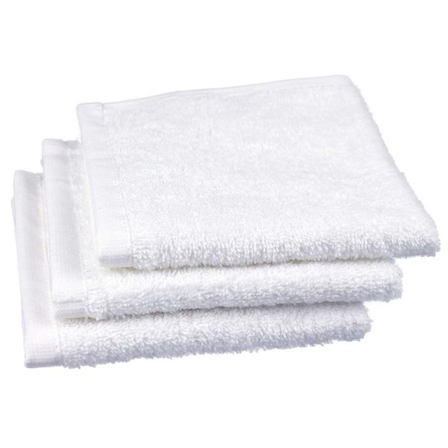 Waslap / Washandje 30x30 cm wit - Neweco B.V.