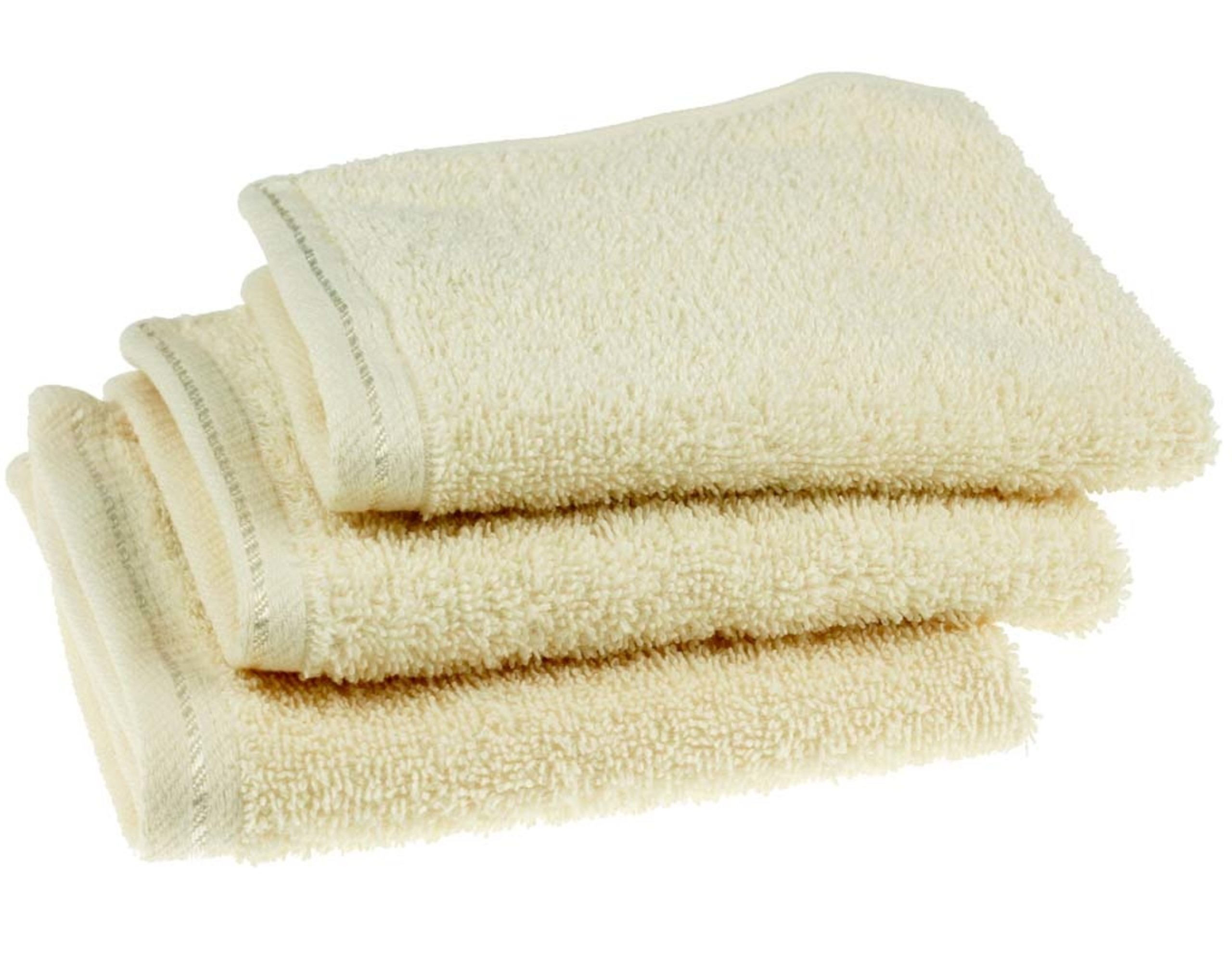 Waslap / Gastendoek Crème 30x30 cm - Neweco.nl