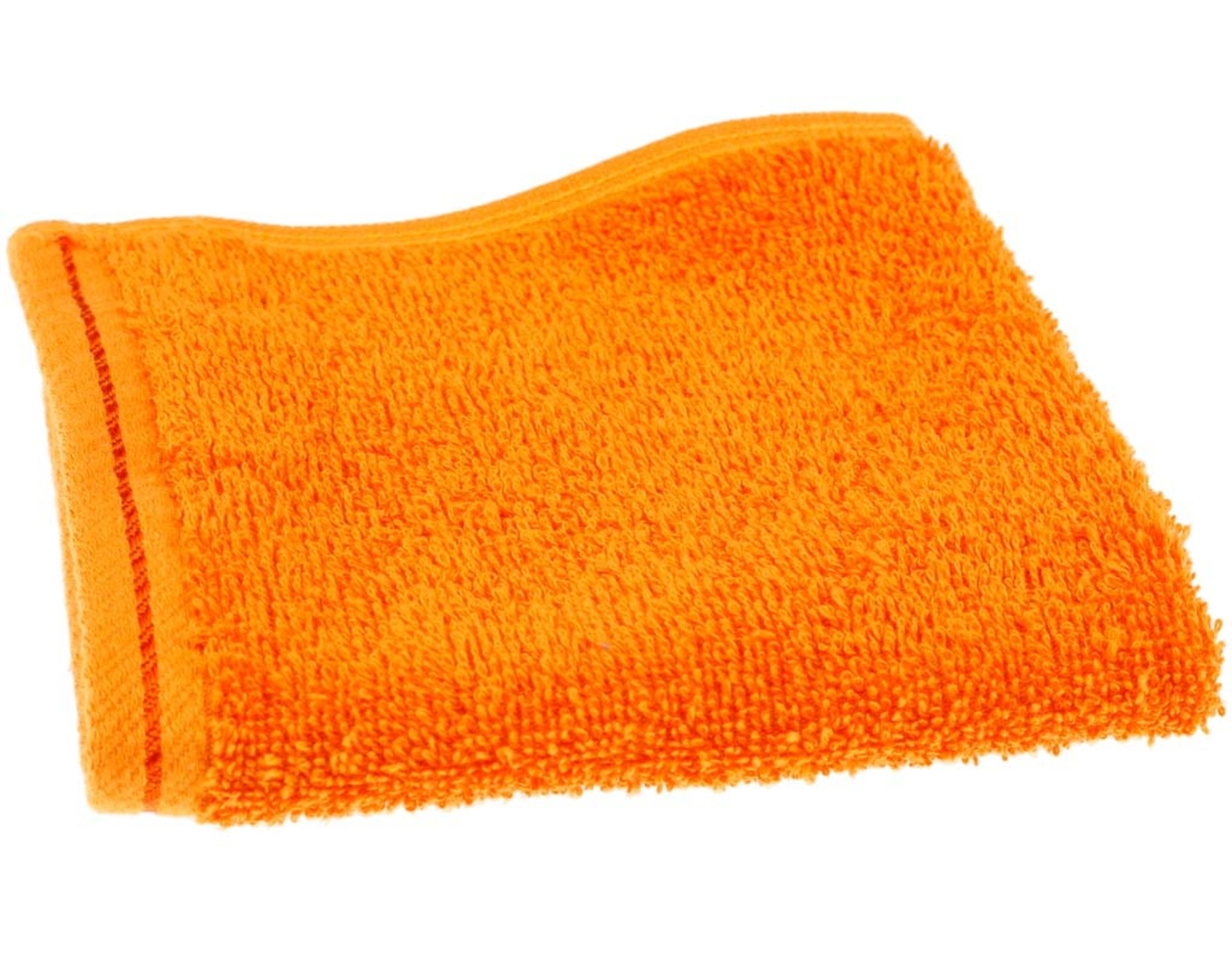 Waslap / Gastendoek Oranje 30x30 cm - Neweco.nl