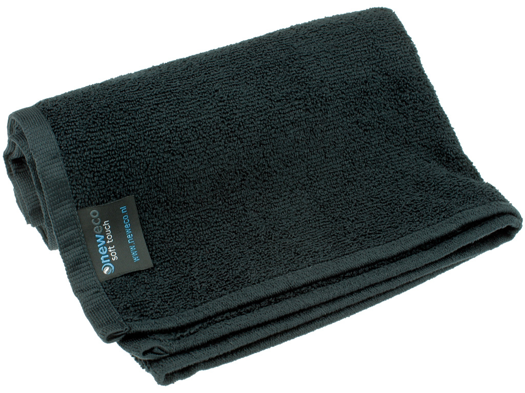 Microvezel handdoek zwart - Neweco B.V.