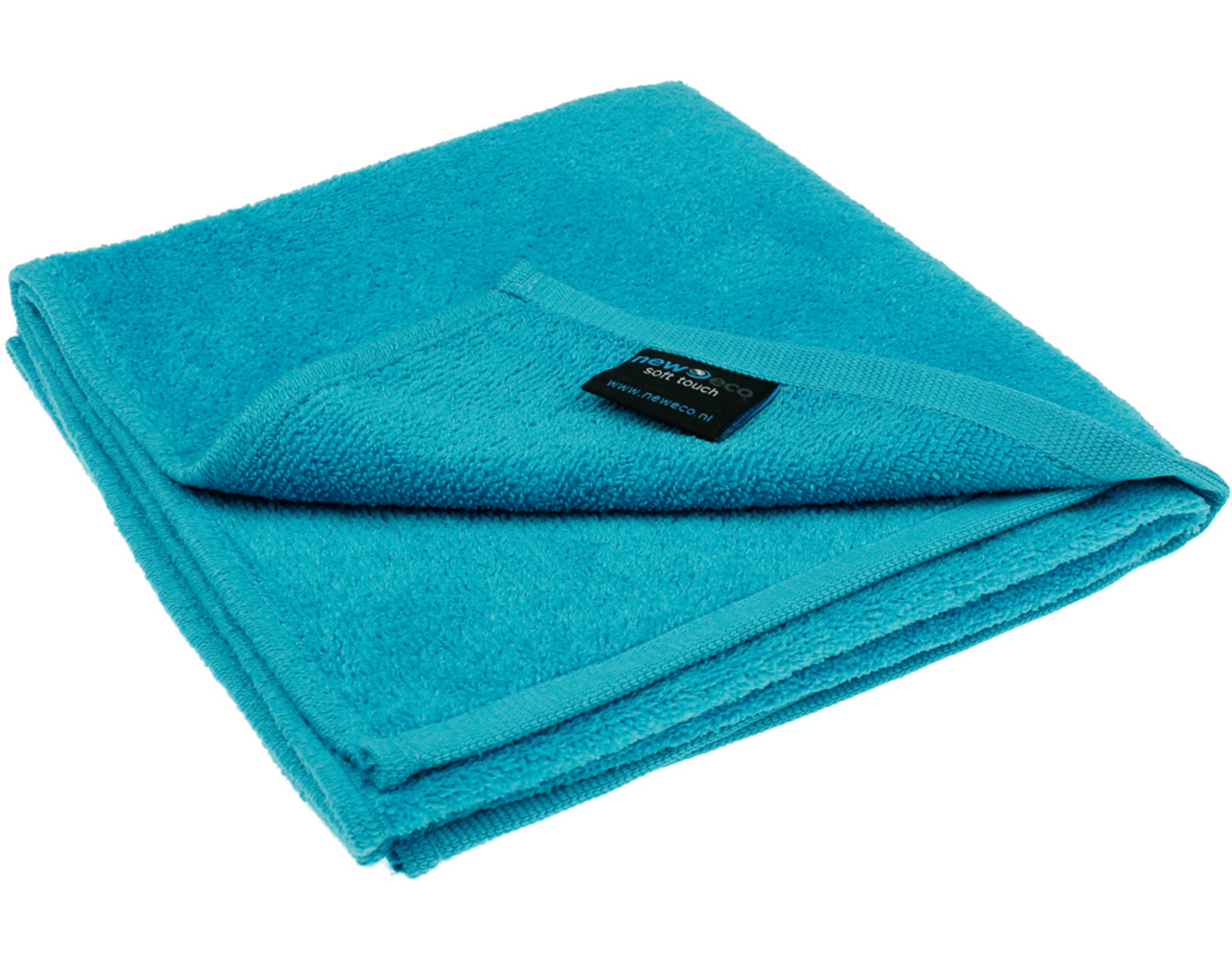 Microvezel handdoek turquoise - Neweco.nl