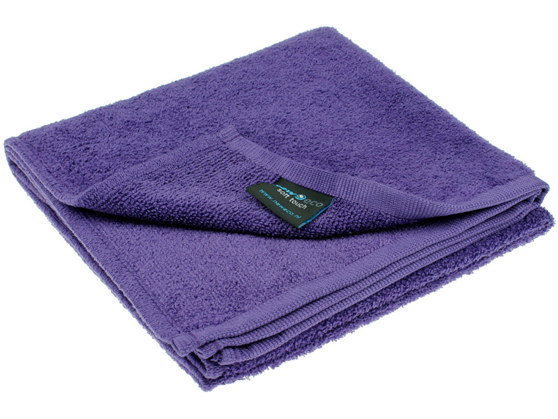 Microvezel handdoek paars - Neweco.nl