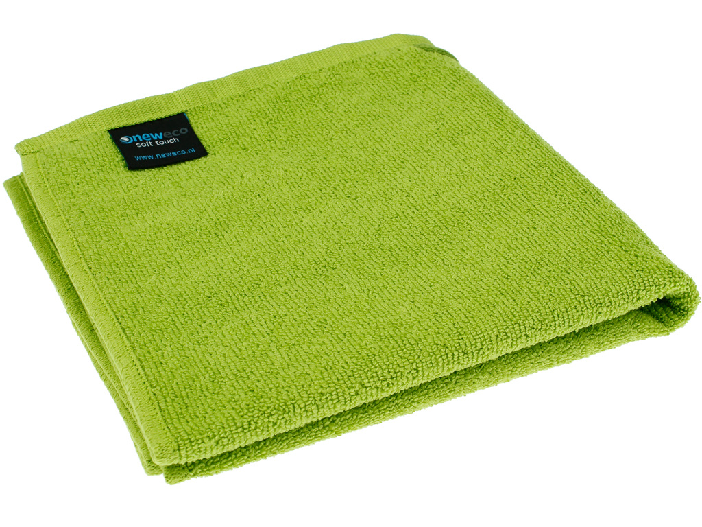 Microvezel handdoek groen - Neweco B.V.
