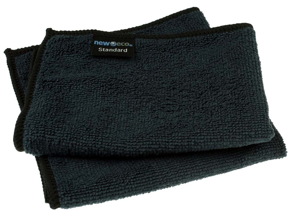 Standaard microvezeldoek zwart Small 30x30 cm - Neweco B.V.