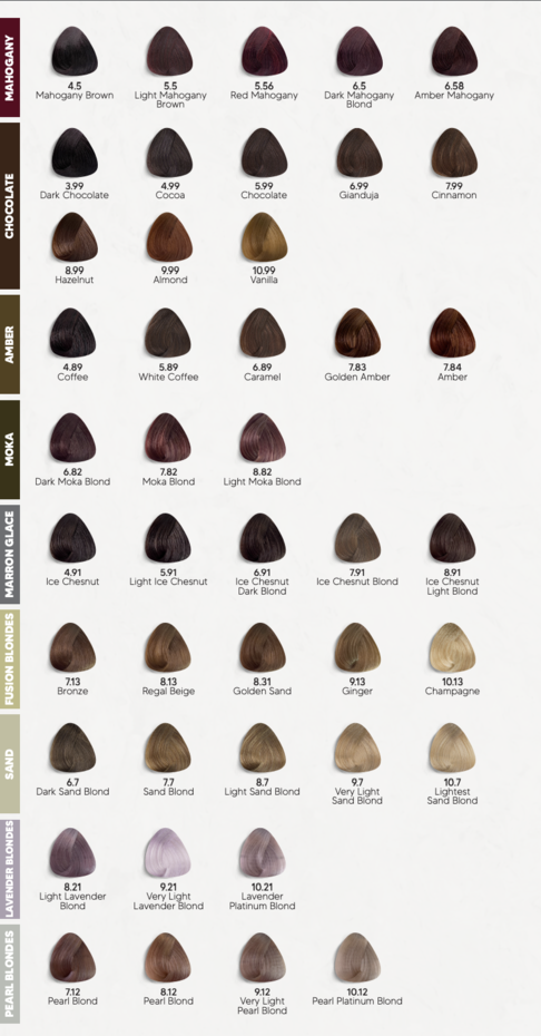 CRÉÉ Hair Color 100ml - Kleur 1 t/m 7- www.kappersinventaris.nl ...