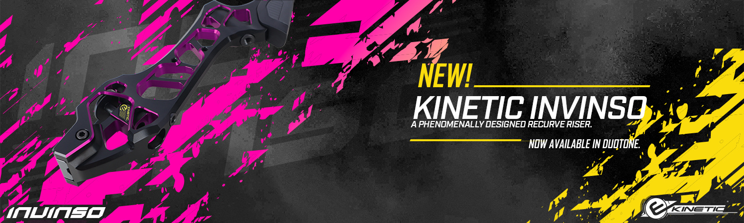 KINETIC INVINSO V2 2024 25" RECURVE RISER - Sergesport