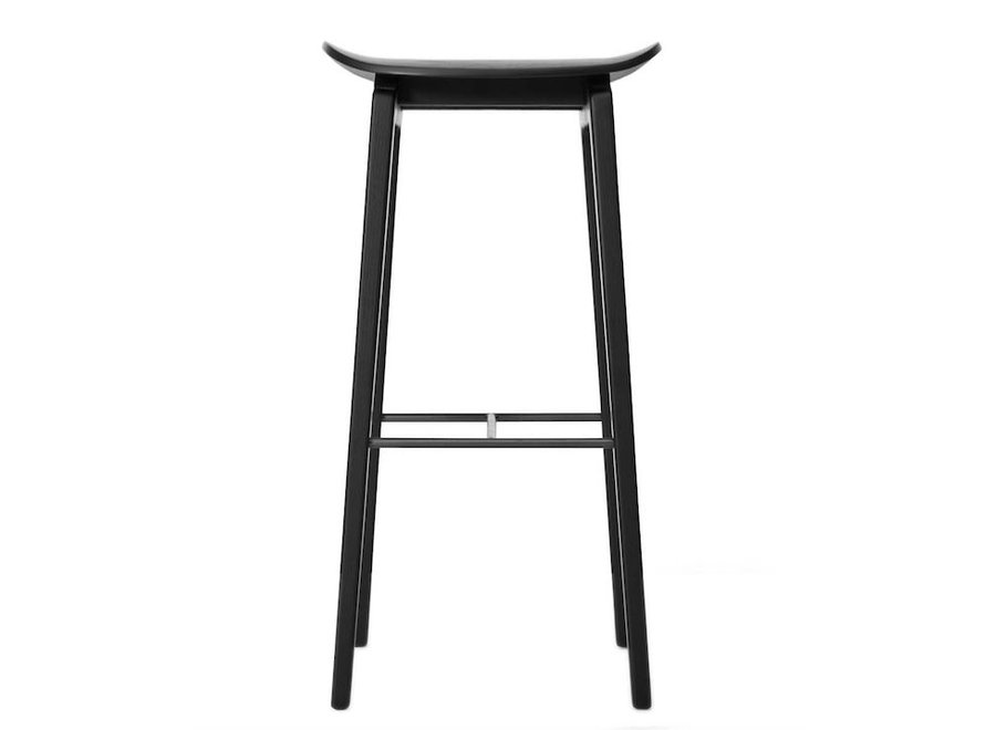 Bar chair NY11 Dark smoked oak - Wilhelmina Designs