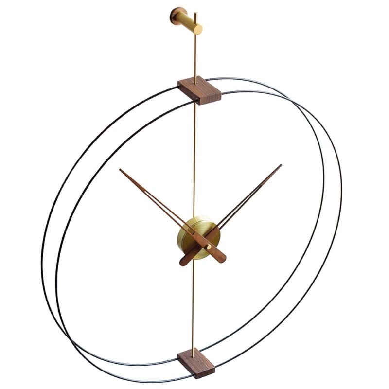 Design Wall Clock 'Mini Barcelona' Gold - Wilhelmina Designs