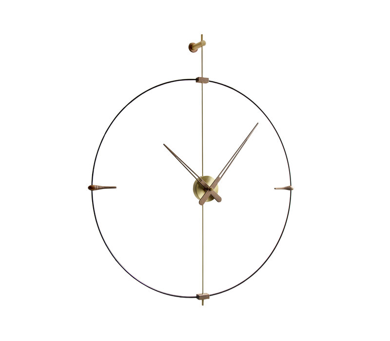 Mini-Bilbao Gold wall clock - Wilhelmina Designs