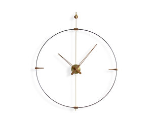 Mini-Bilbao Gold wall clock - Wilhelmina Designs