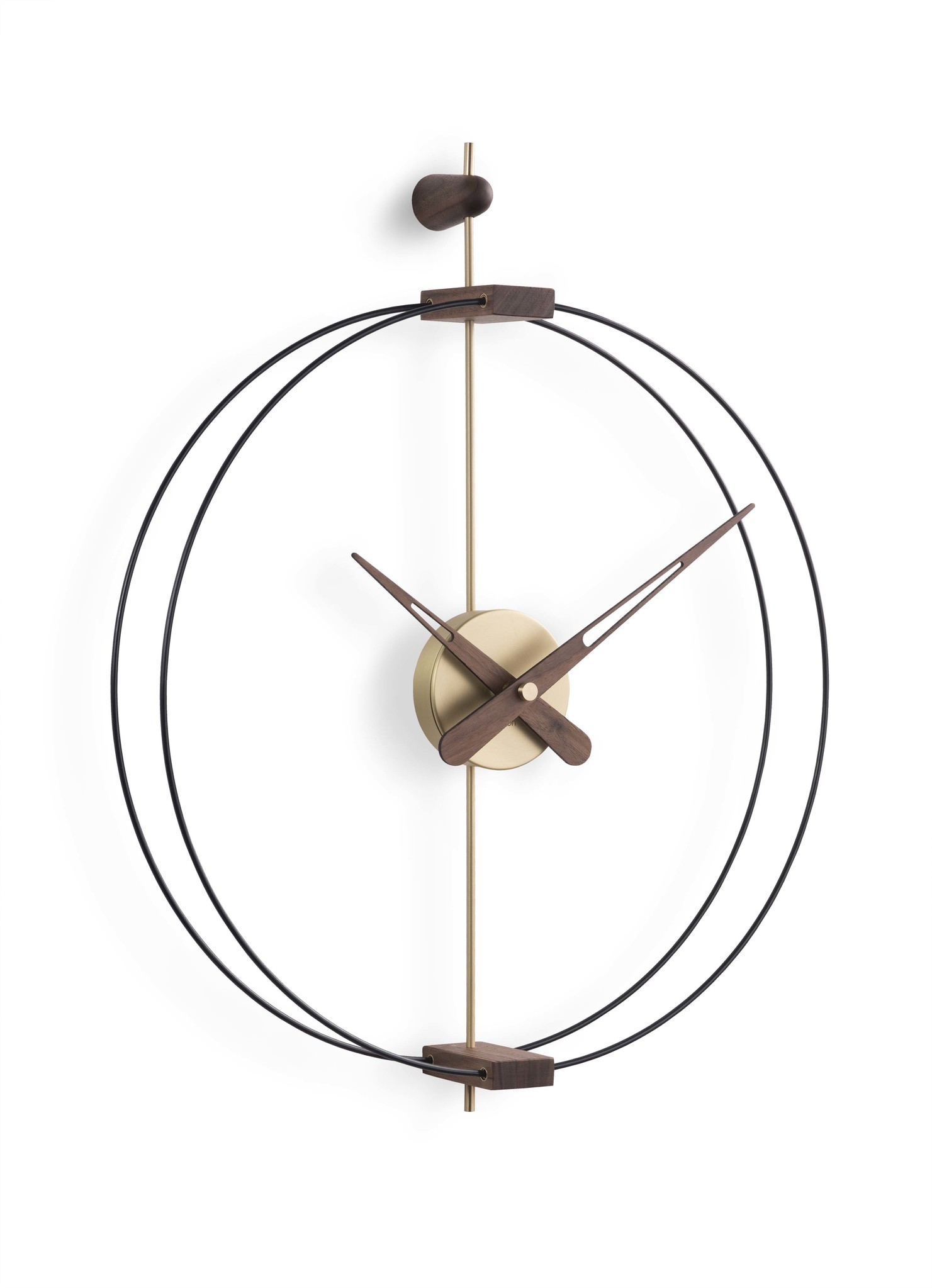 Design wandklok 'Micro Barcelona' G Gold - Wilhelmina Designs