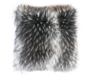 Fur Cushion Alaskan Wolf - Wilhelmina Designs