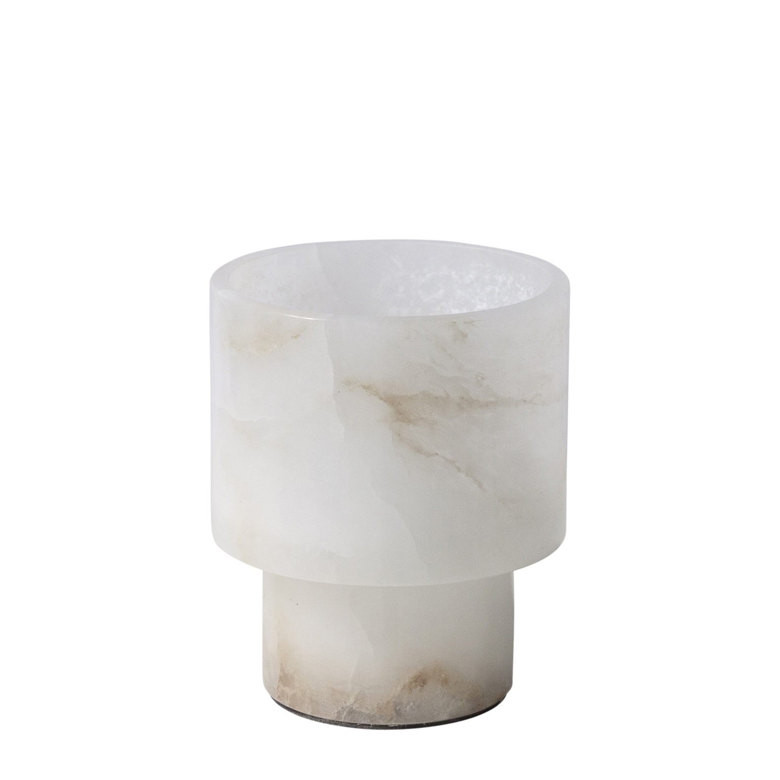 Albasten theelicht 'Lascar' - S - White - Wilhelmina Designs Albasten theelicht 'Lascar' - S - White - Wilhelmina Designs