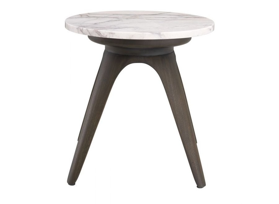 EICHHOLTZ Side Table 'Borre' - Round - Wilhelmina Designs