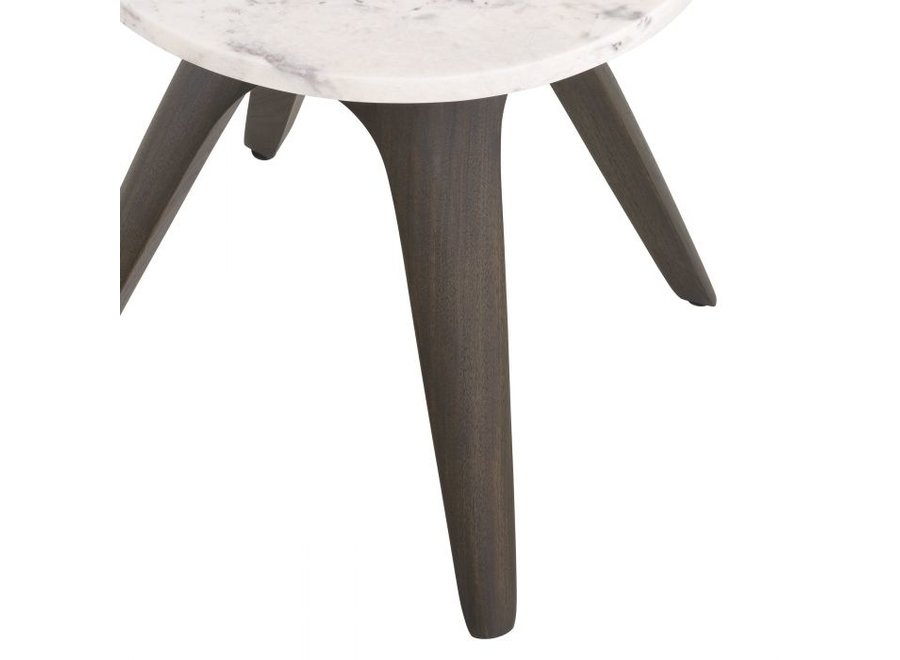 EICHHOLTZ Side Table 'Borre' - Round - Wilhelmina Designs