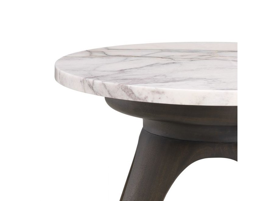 EICHHOLTZ Side Table 'Borre' - Round - Wilhelmina Designs