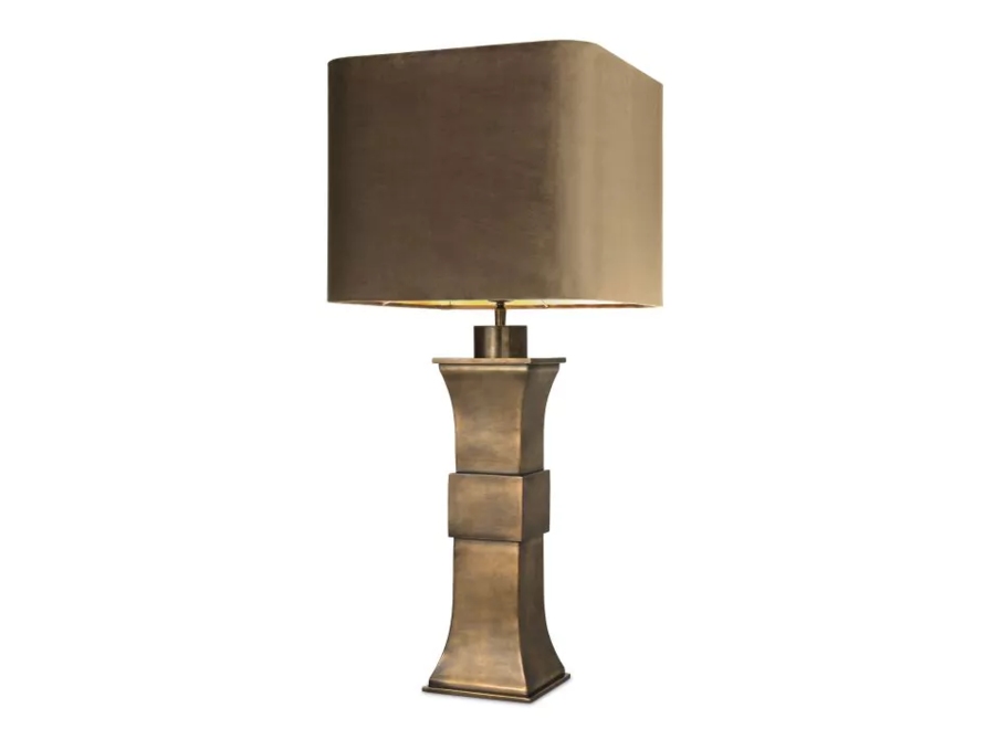EICHHOLTZ Table lamp 'Windolf' - Vintage Brass - Wilhelmina Designs