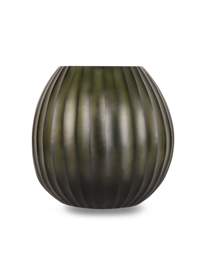 Vaas 'Enclose'M - green - Wilhelmina Designs
