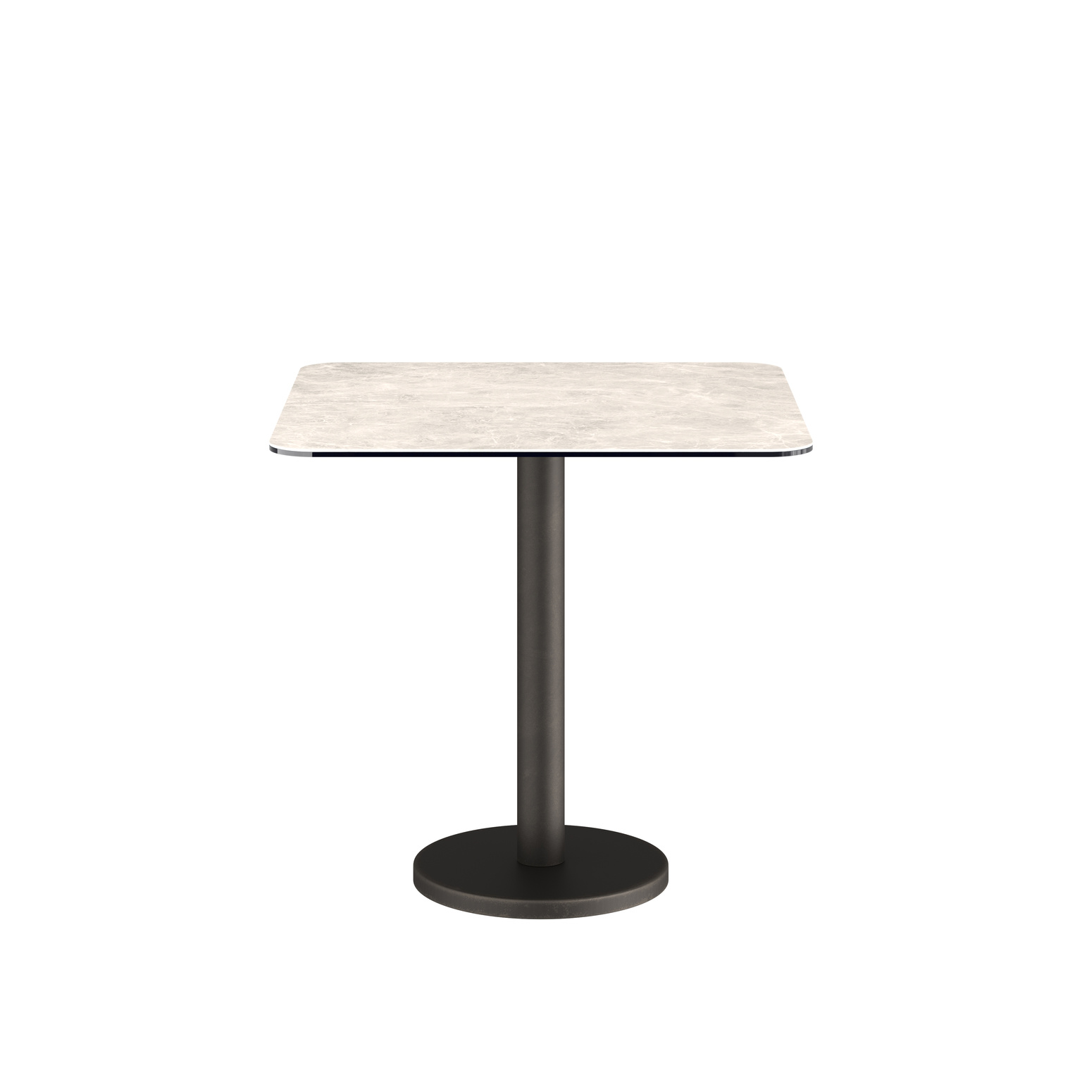 Bistro table Bari Square Diamond Cream Ceramic