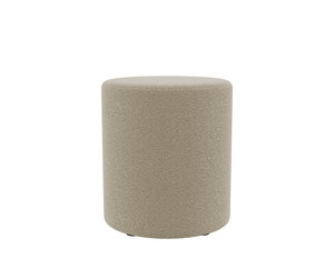 Runder Hocker 'Dax' - Oreo Sand - Wilhelmina Designs