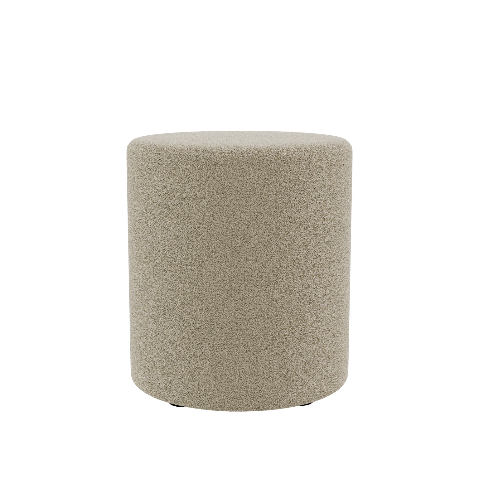 Runder Hocker 'Dax' - Oreo Sand - Wilhelmina Designs