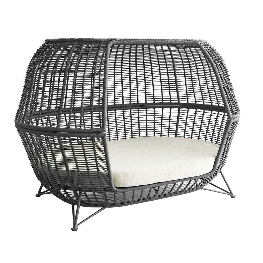 Borek Daybed 'Nido' - Dark Grey - Wilhelmina Designs