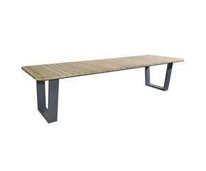 Borek Table de jardin 'Açores' 330x100x76cm - Teck - Wilhelmina Designs