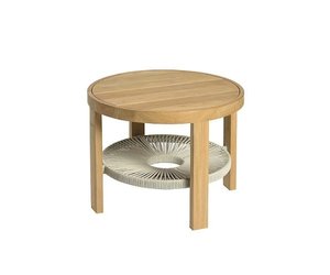 Borek Side table 'Chepri' Ø60x46cm - Teak Natural - Wilhelmina Designs
