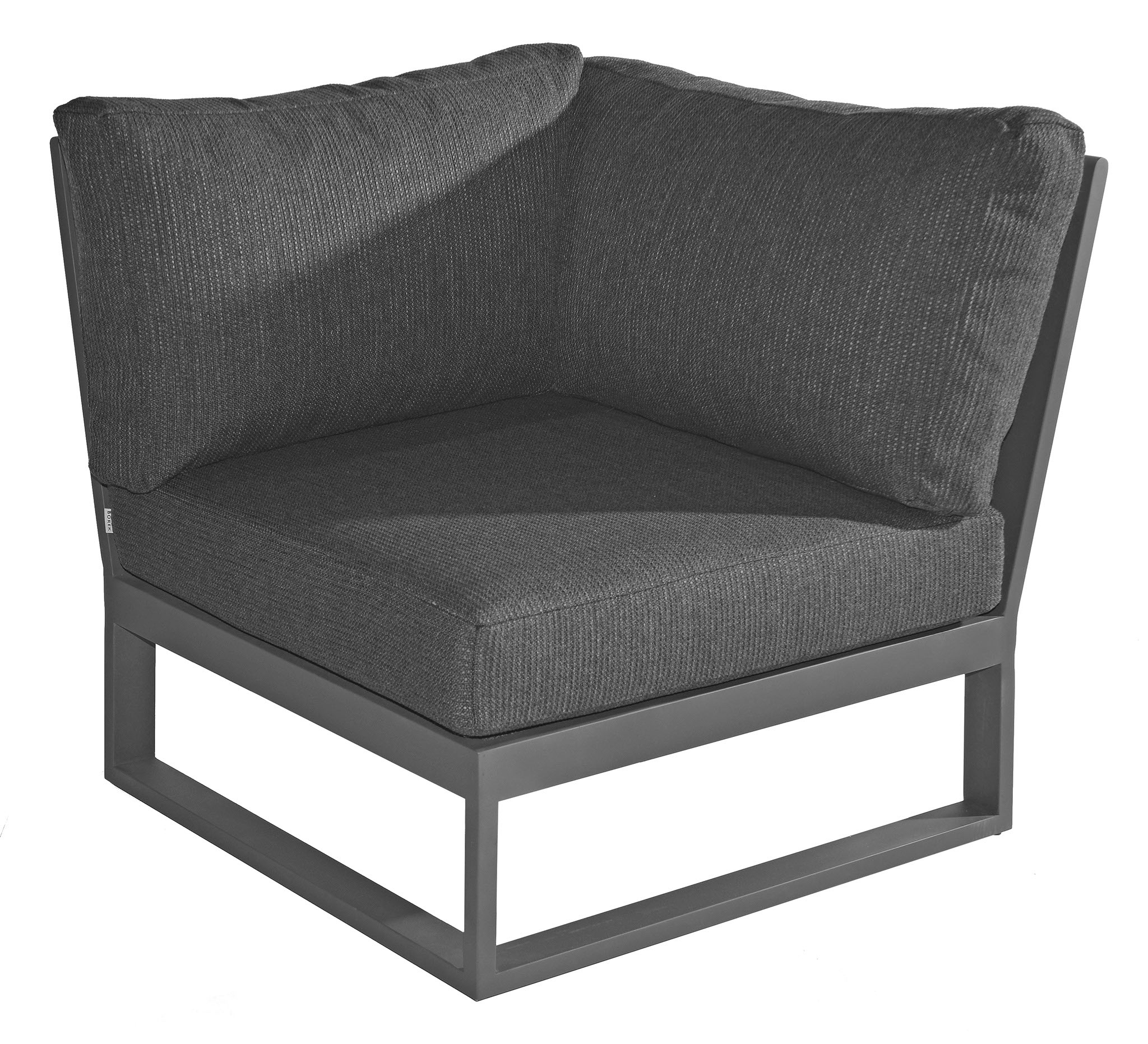Borek Lounge set 'Altea' corner module - Dark Grey - Wilhelmina Designs