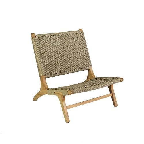 Borek Lounge chair 'Verdasio' - Teak Sand - Wilhelmina Designs