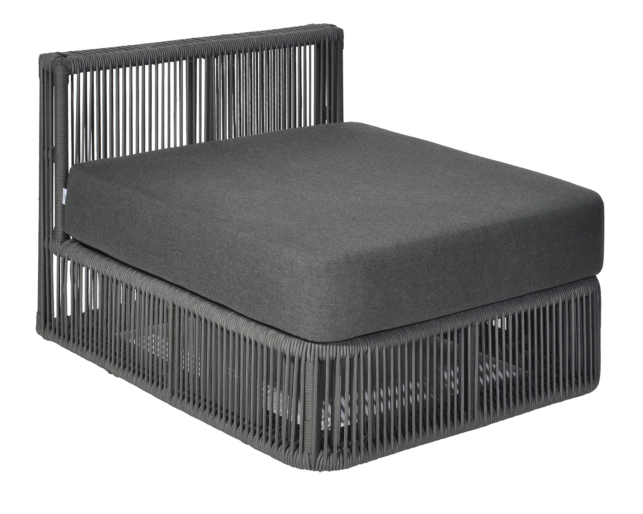 Borek Loungeset 'Lincoln' midden module - Dark Grey - Wilhelmina Designs