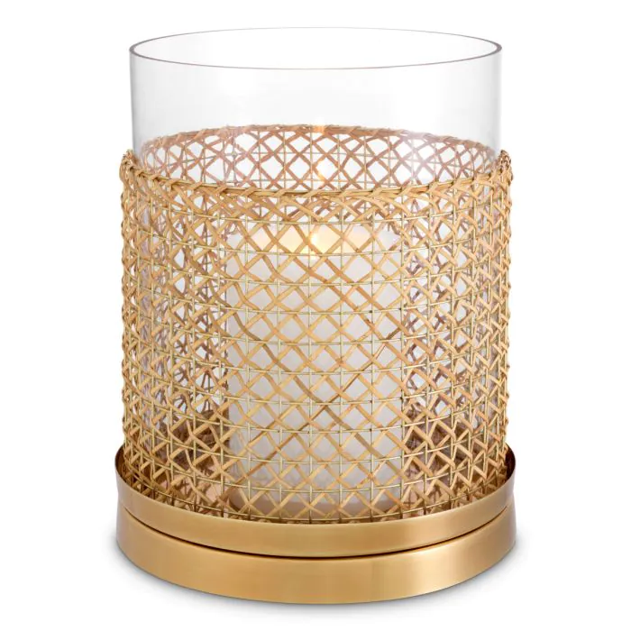 EICHHOLTZ Windlicht 'Zimmermann' - L - Wilhelmina Designs