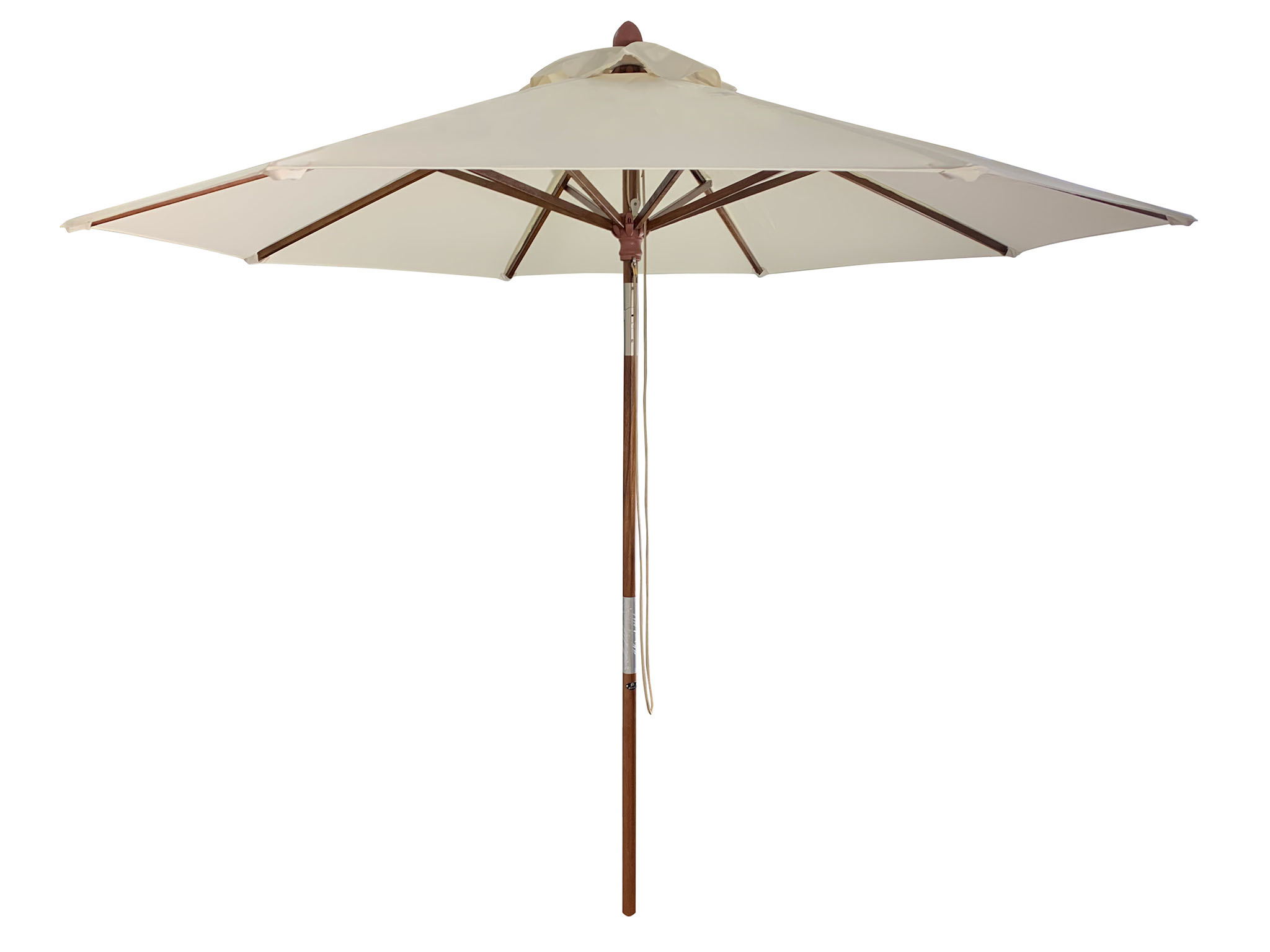 Parasol 'Enzo' Ø250 - Écru - Wilhelmina Designs