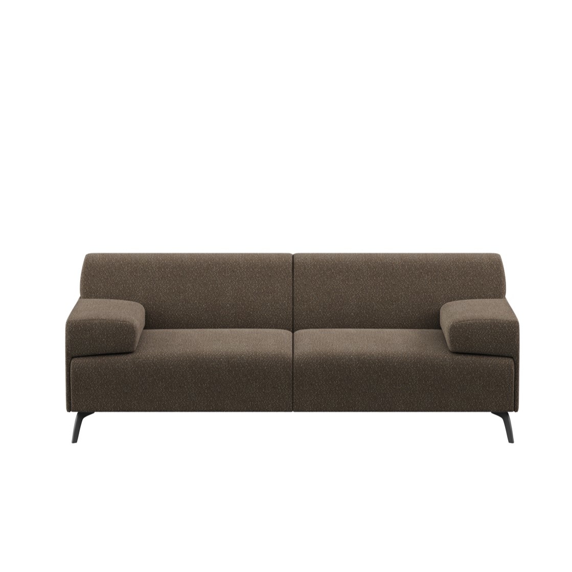 Canapé 'Lugano' - Tissu Raisa Marron - Wilhelmina Designs