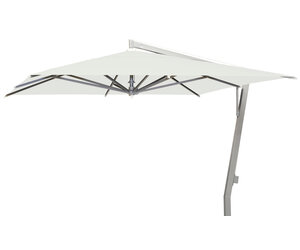 Parasol 'Capri' 350x350 - Silver/White - Wilhelmina Designs