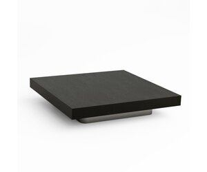 THE GRAND COLLECTION Table basse 'Madison' - Noir Fumé - Wilhelmina Designs