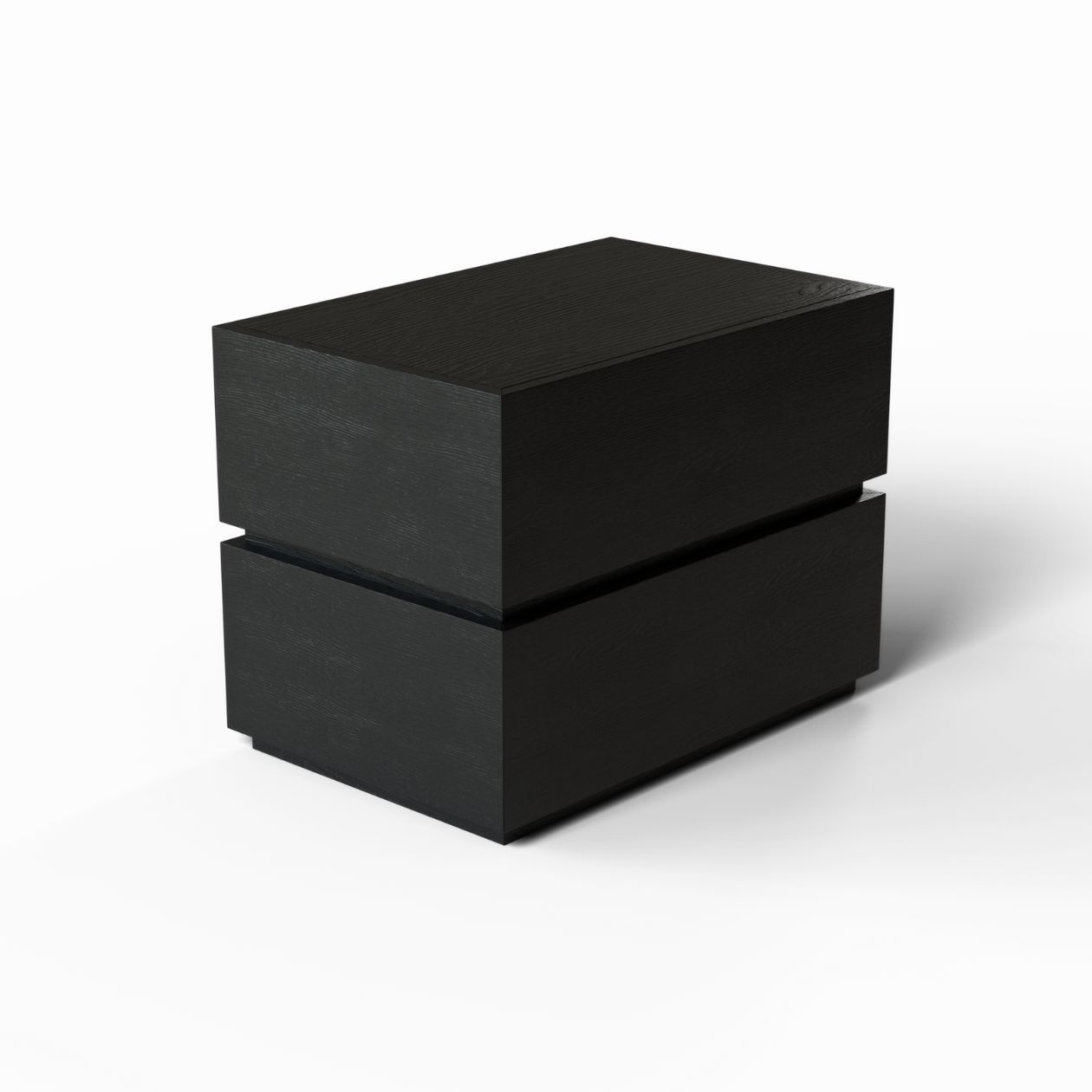 THE GRAND COLLECTION Bedside table 'Luca' - Smoke Wood - Wilhelmina Designs