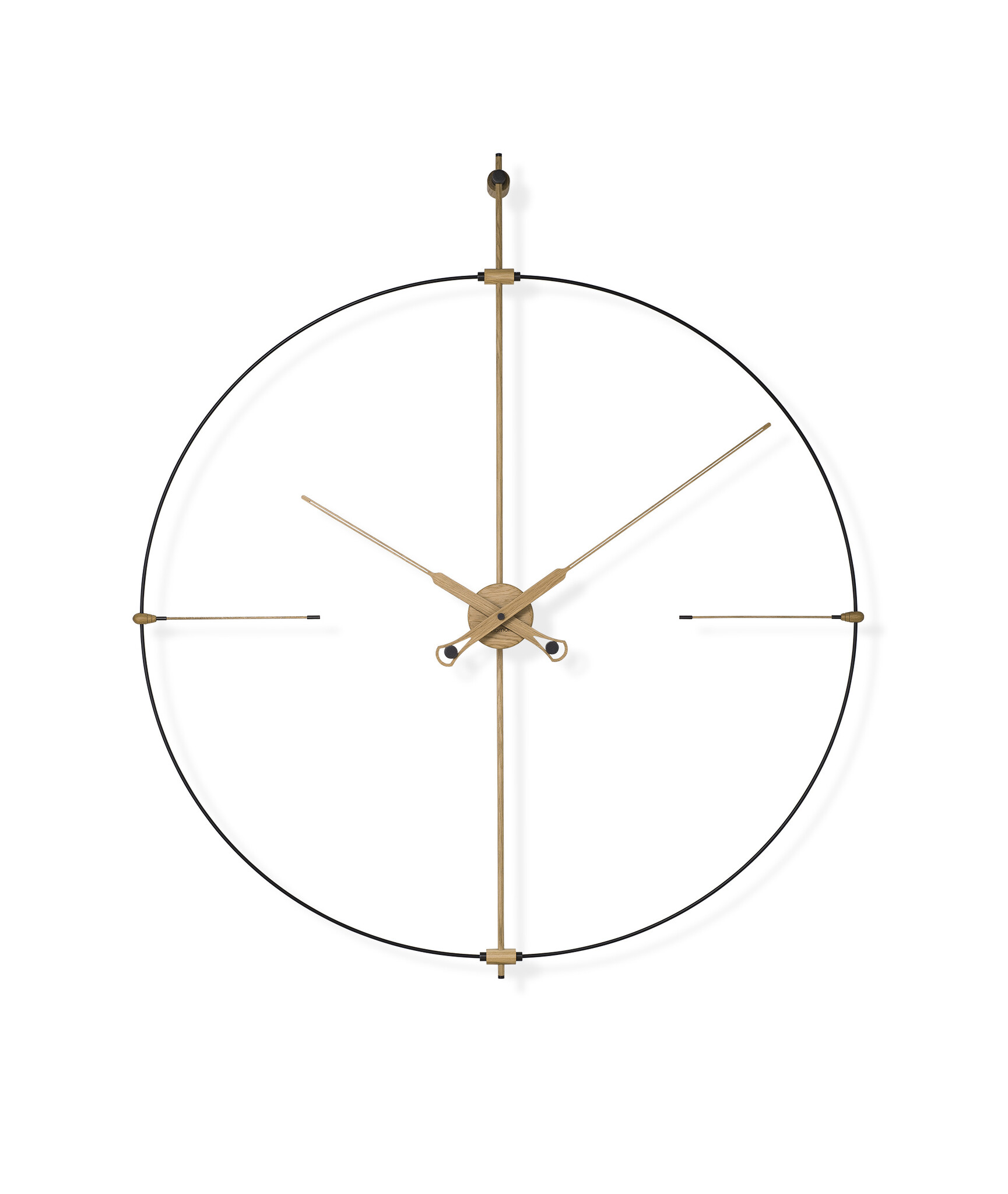 Design klok 'Bilbao Premium Oak' - Wilhelmina Designs