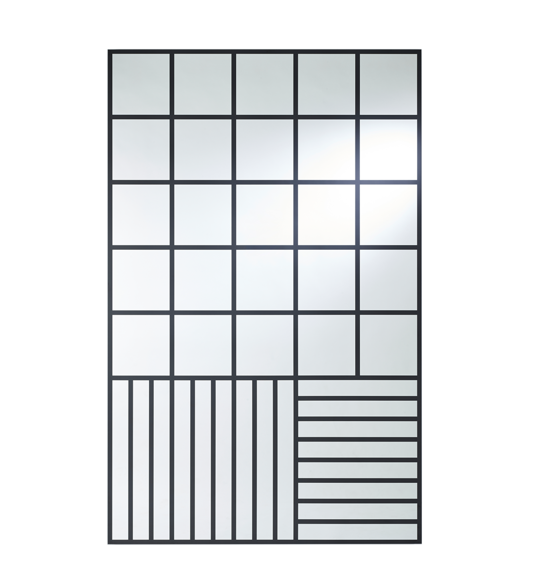 Mirror 'Grid' - Black - Wilhelmina Designs
