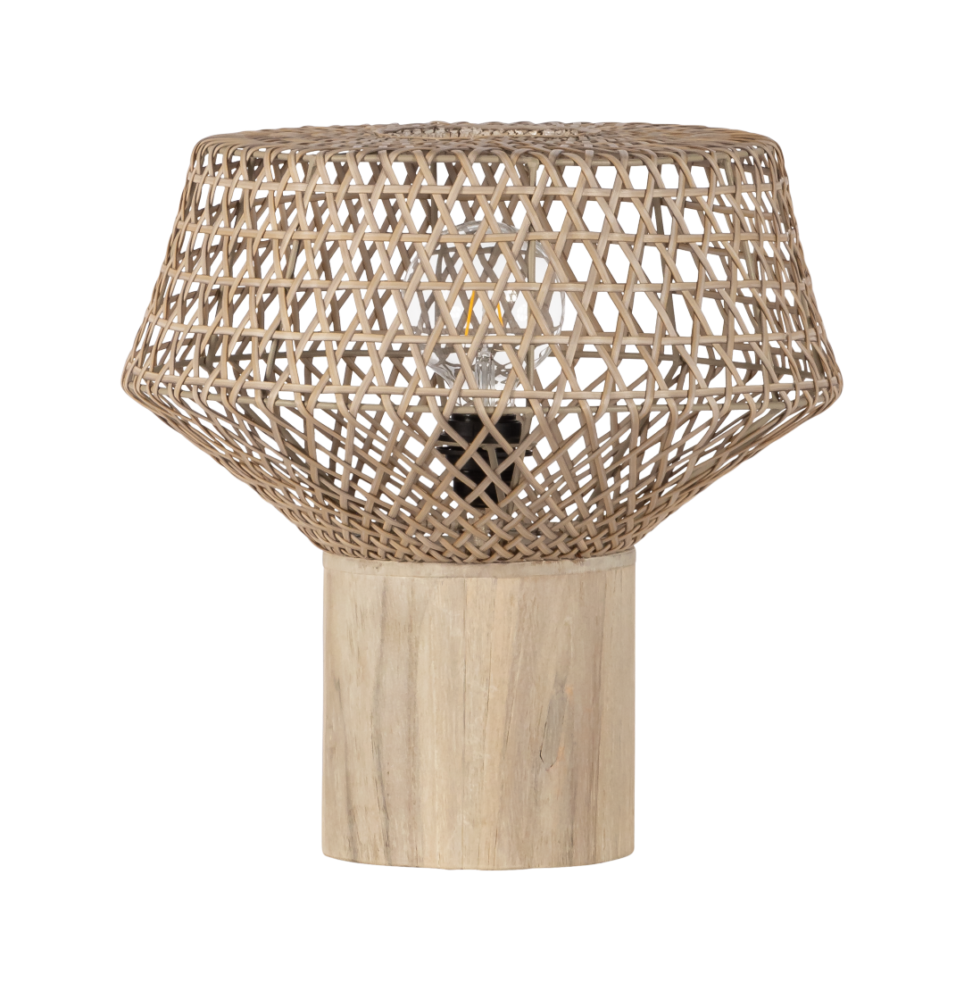 Table lamp 'Justin' - Linen - Wilhelmina Designs