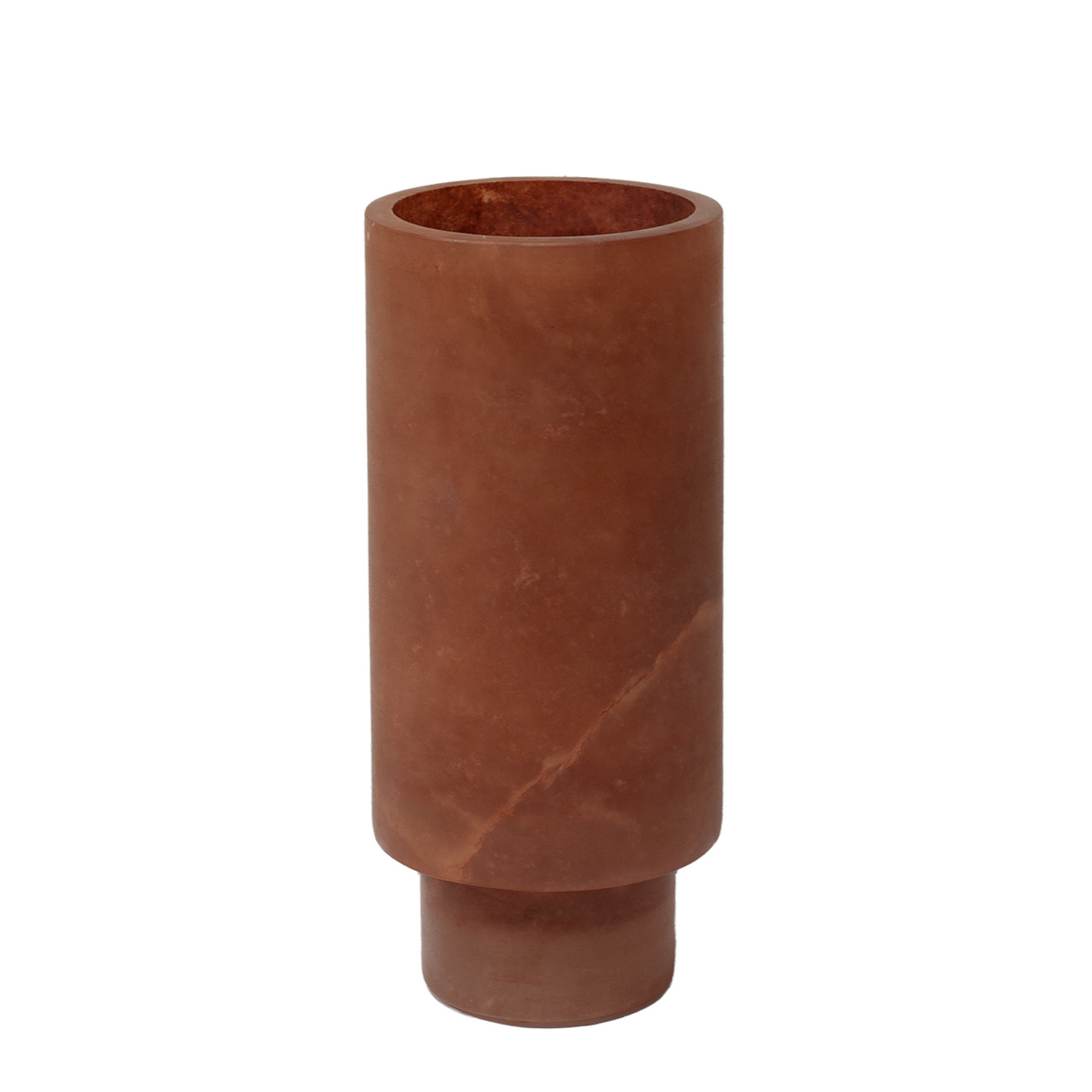 Albasten theelicht 'Lascar' - M - Rust - Wilhelmina Designs Albasten theelicht 'Lascar' - M - Rust - Wilhelmina Designs