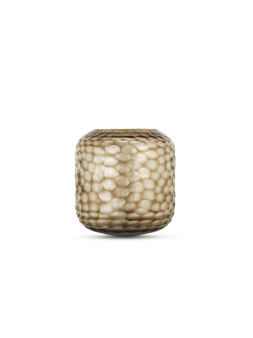 Vase 'Flora' Smoke Grey - S - Wilhelmina Designs