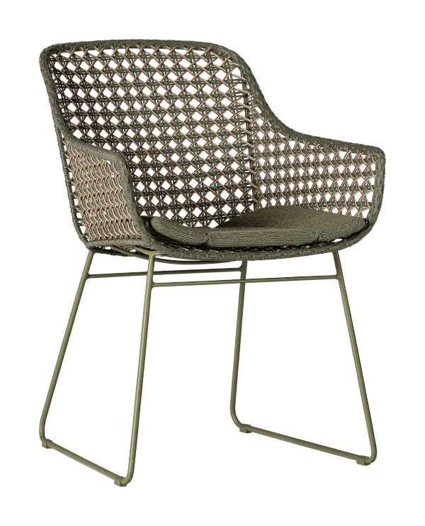 Max & Luuk Tuinstoel 'Alessio' - Moss - Wilhelmina Designs